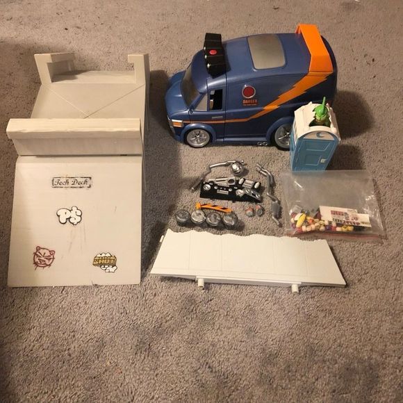 tech deck | Toys | Tech Deckdude Van Vanformer Skatepark Ramp Wheels ...